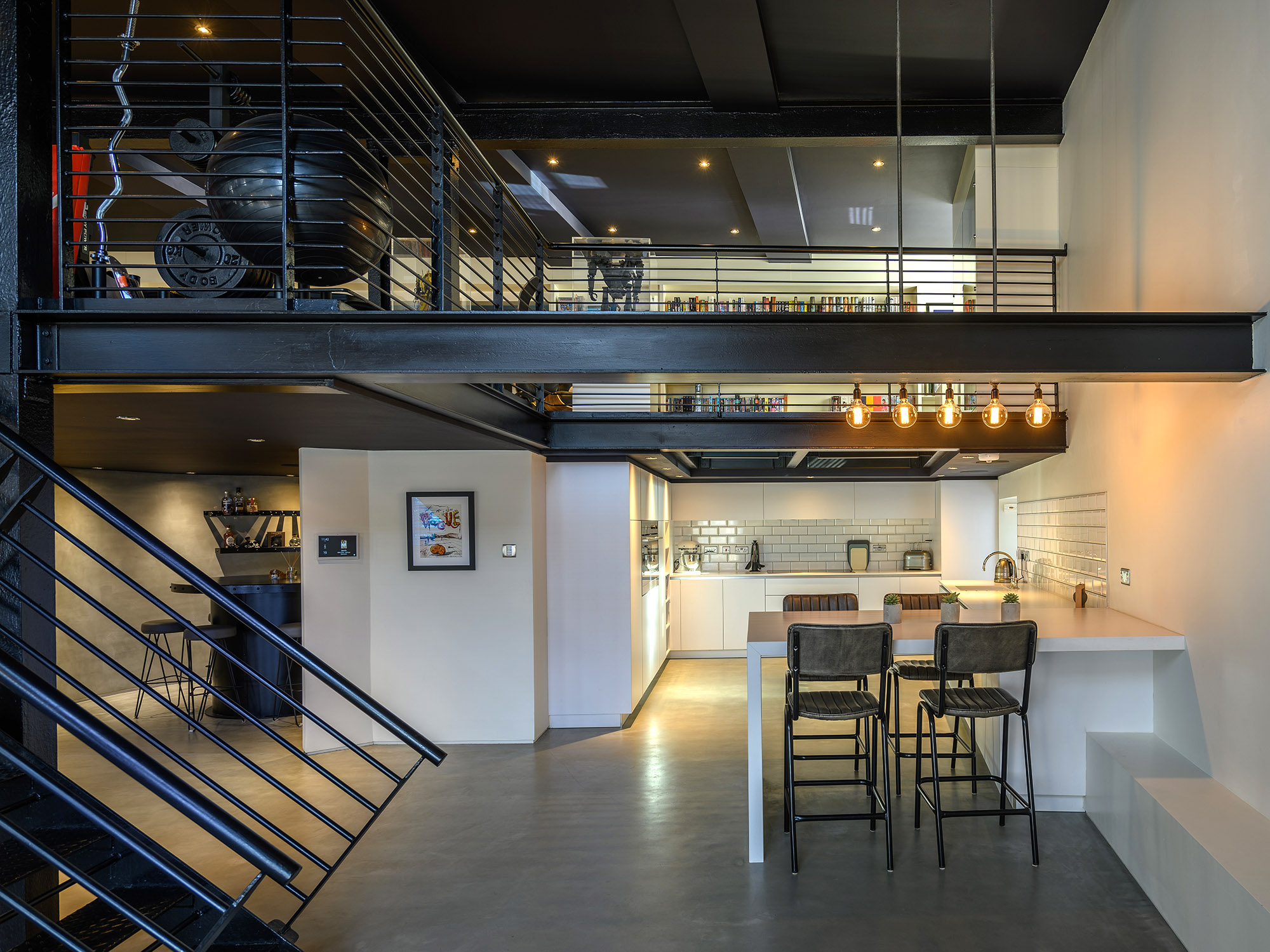 Interior design of Manhattan loft style apartment Aberdeen | 13 James Street Aberdeen | MAC ...